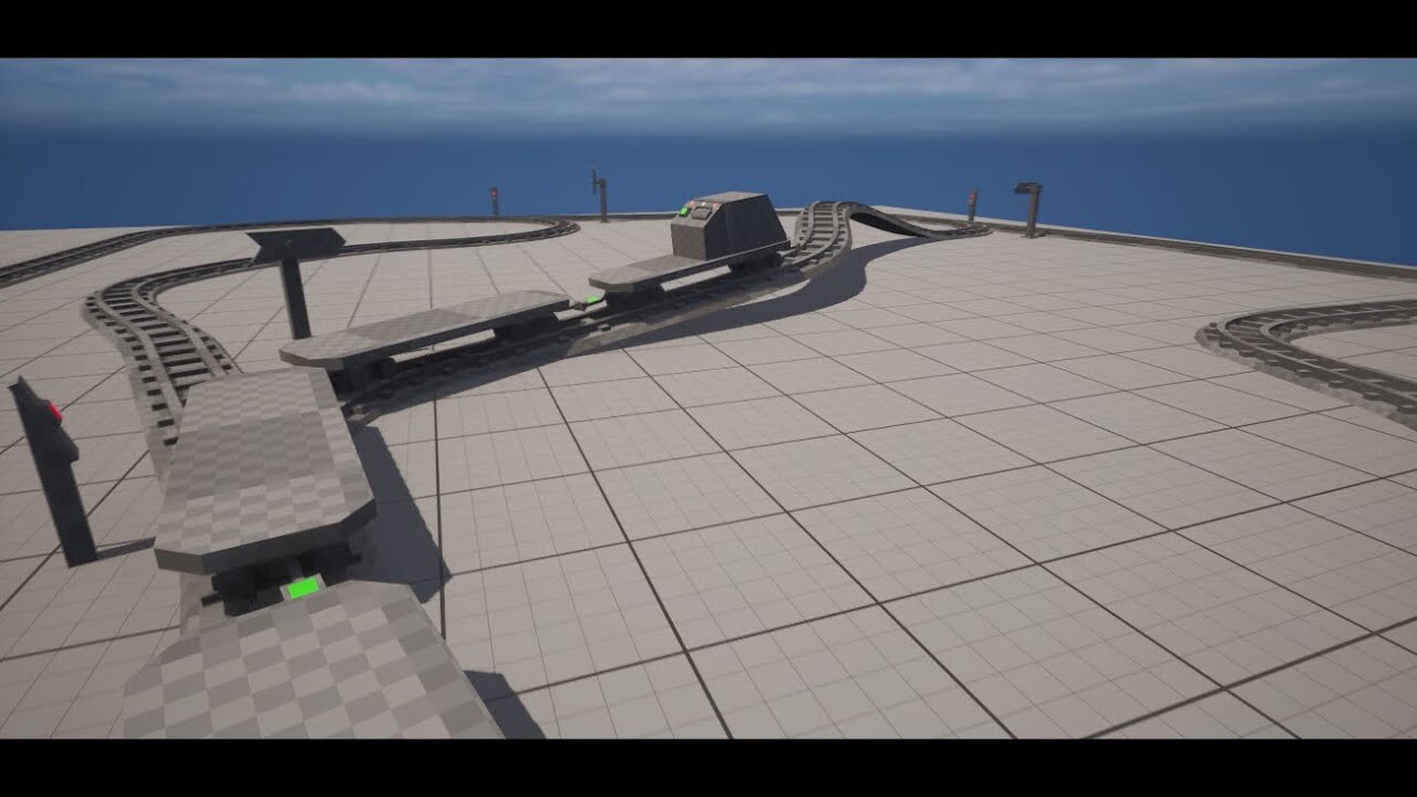 ArtStation - UE5 Physics Train