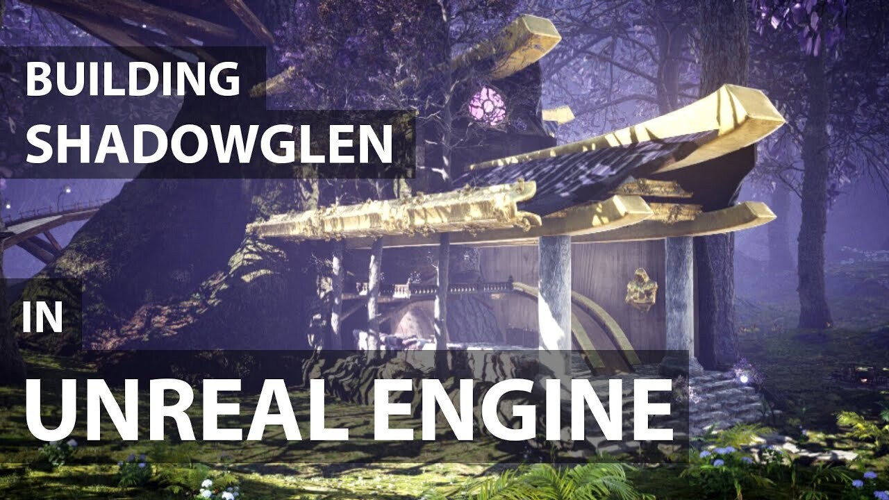 ArtStation - How I Built World of Warcraft's Night Elf Starting Area ...