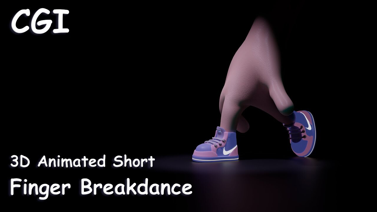ArtStation - Короткометражная анимация "Finger Breakdance"