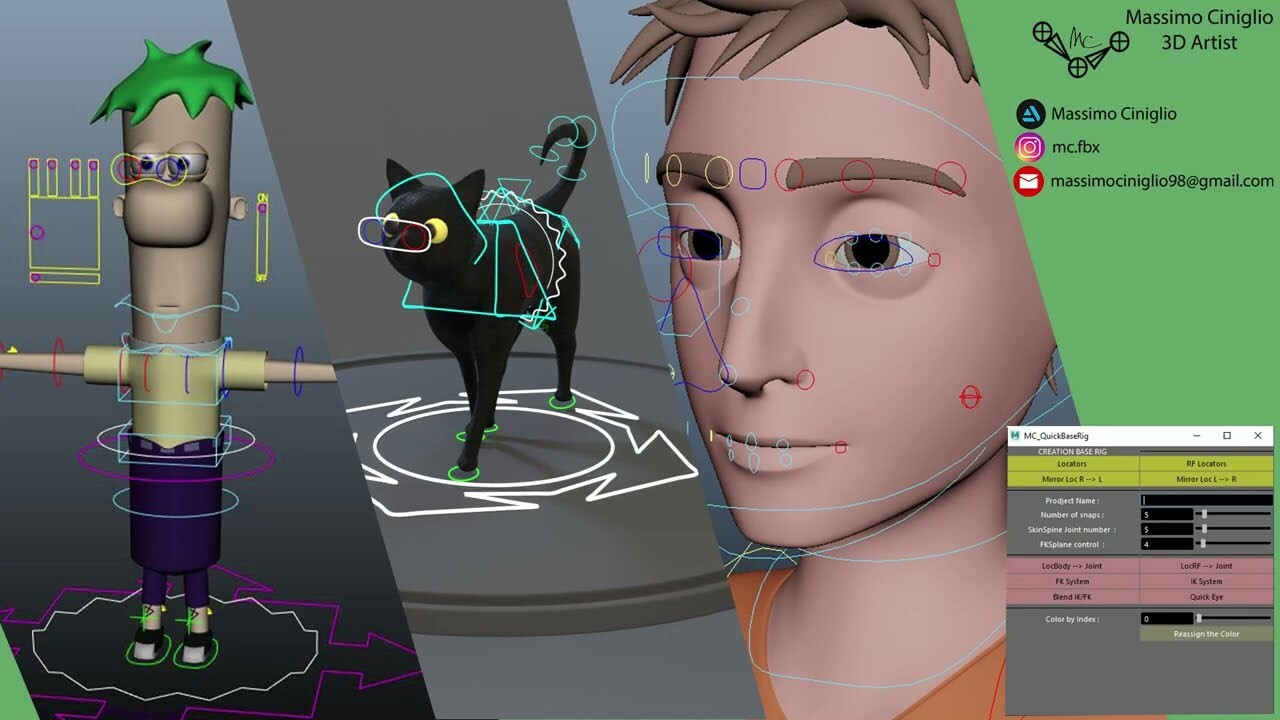 ArtStation - Rigging ShowReel 2022