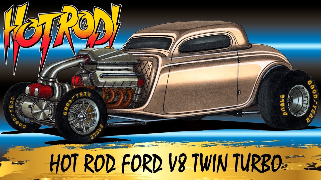 Vladyslav "23.ARTS" Shapovalenko - HOT ROD FORD V8 Twin Turbo Big Block ...