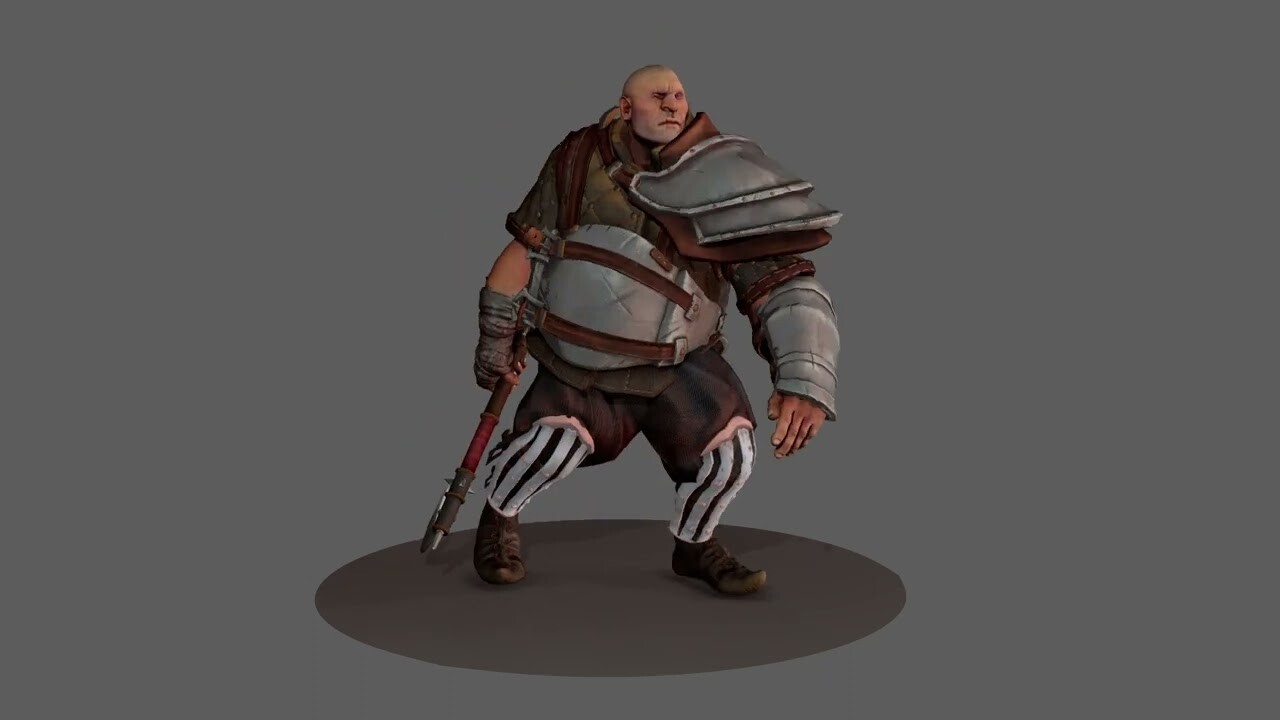 ArtStation - Barbarian Walk Cycle