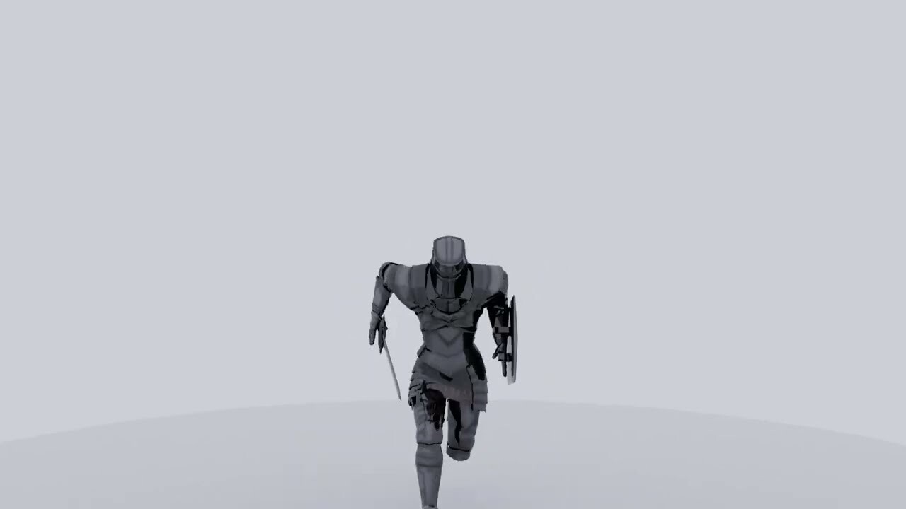 ArtStation - Custom Rig and Animations, with basic Mixamo character.