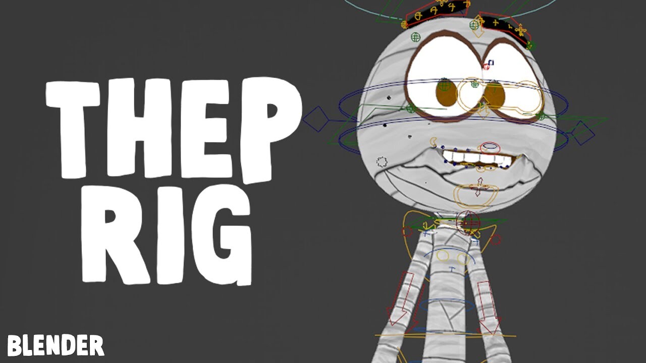 ArtStation - Thep Rig For Blender [Download]