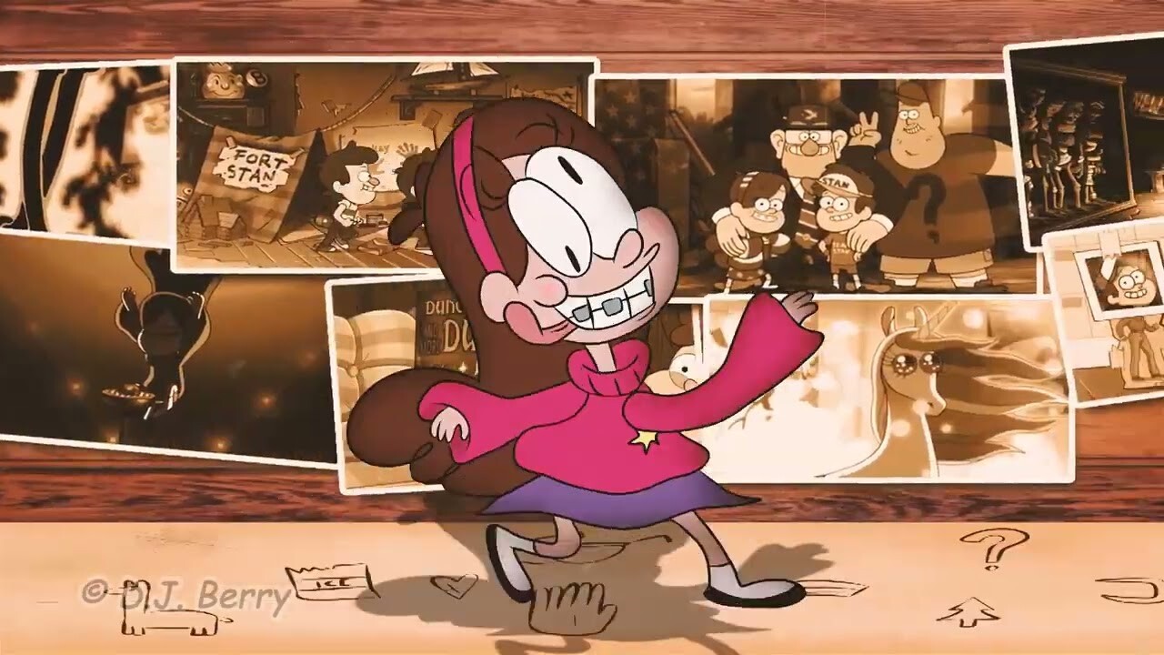 ArtStation - Mabel Pines' Run Down Memory Lane