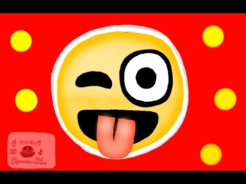 ArtStation - Smiley tongue emoji speed draw 20 MINUTE TIMED CHALLENGE ...