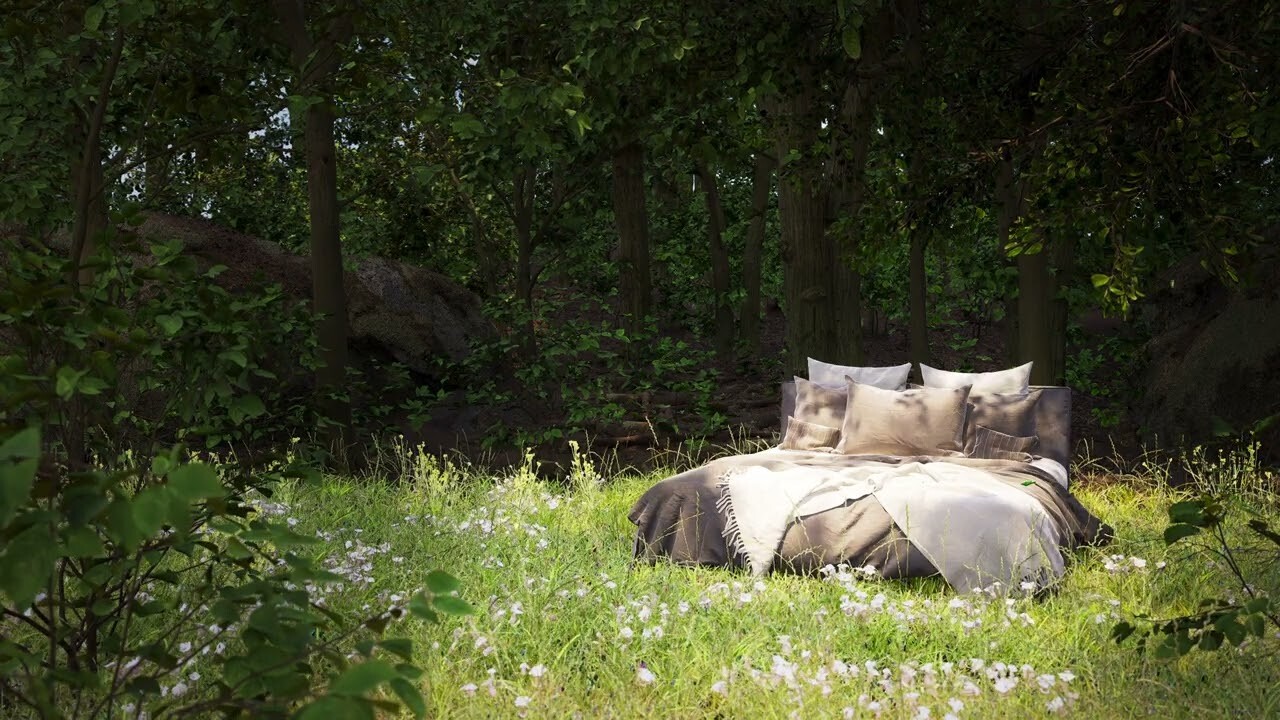 ArtStation - Bed in the Forest