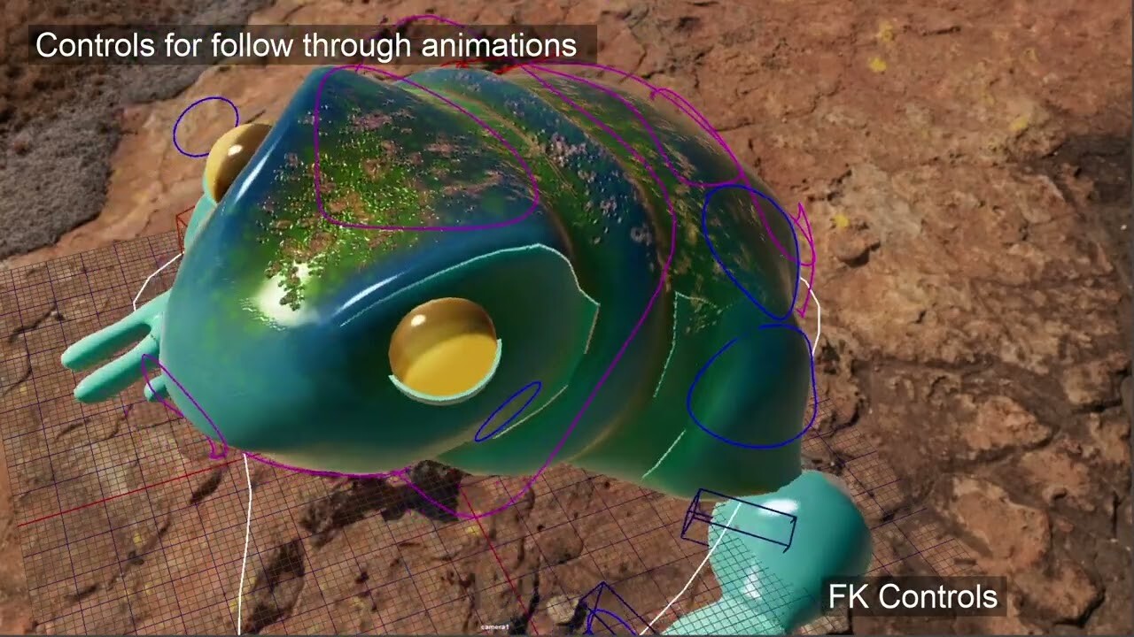 ArtStation - Goob | 2 Week Rigging Project
