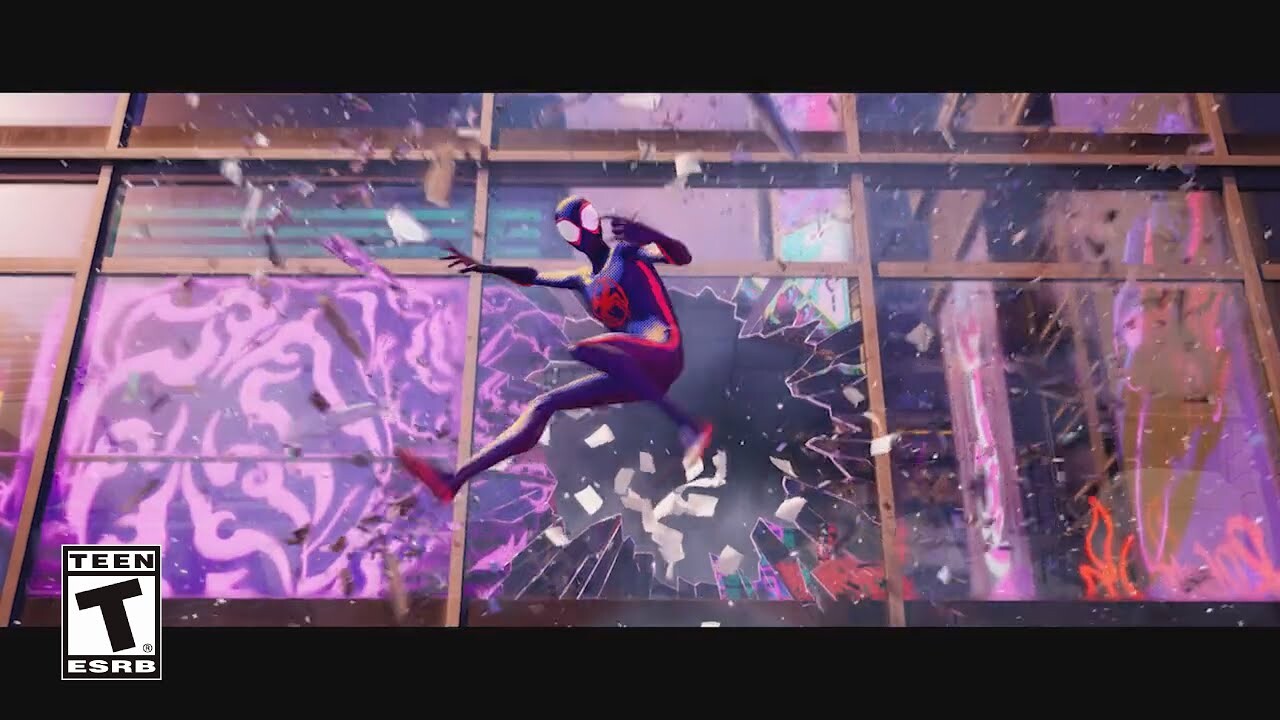 ArtStation - Fortnite x Spiderman:Across the Spiderverse reveal trailer