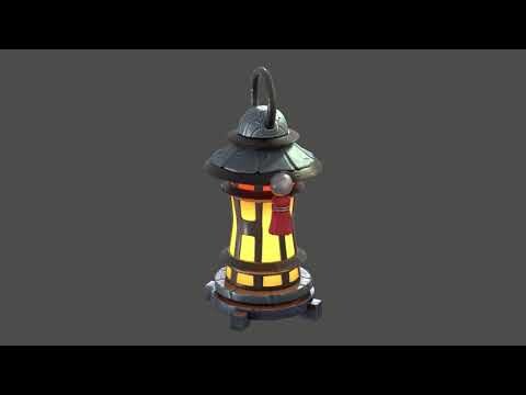 ArtStation - Stylized Lantern
