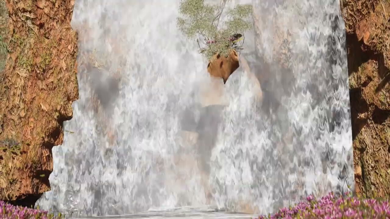 ArtStation - waterfall made in unreal engine