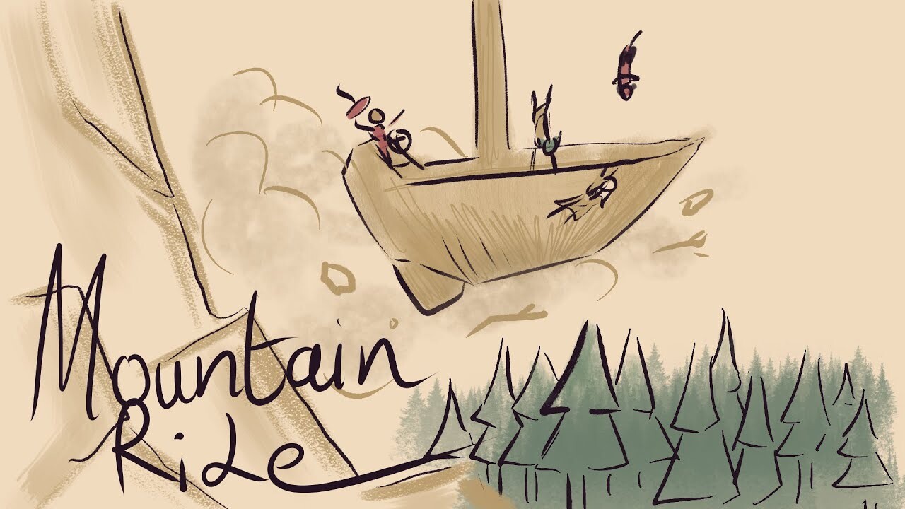 ArtStation - Mountain Ride Animation