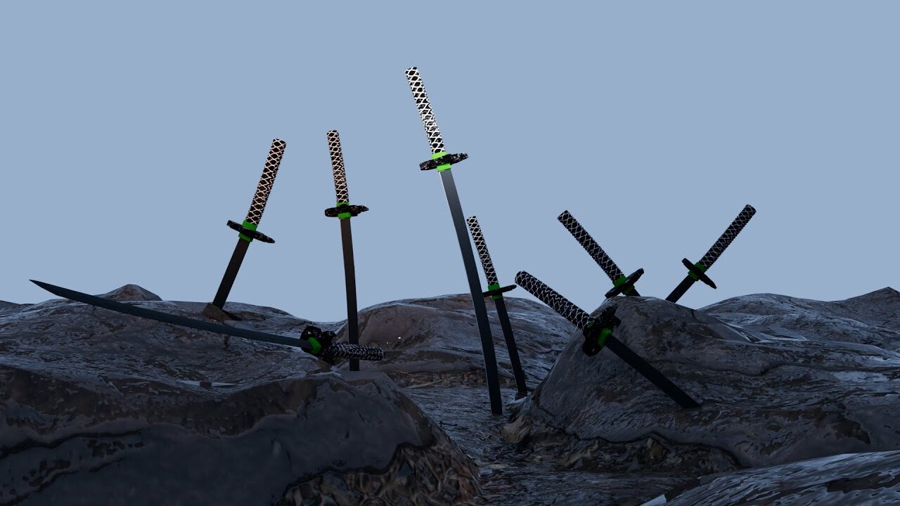 ArtStation - Samurai Sword Scene Animation