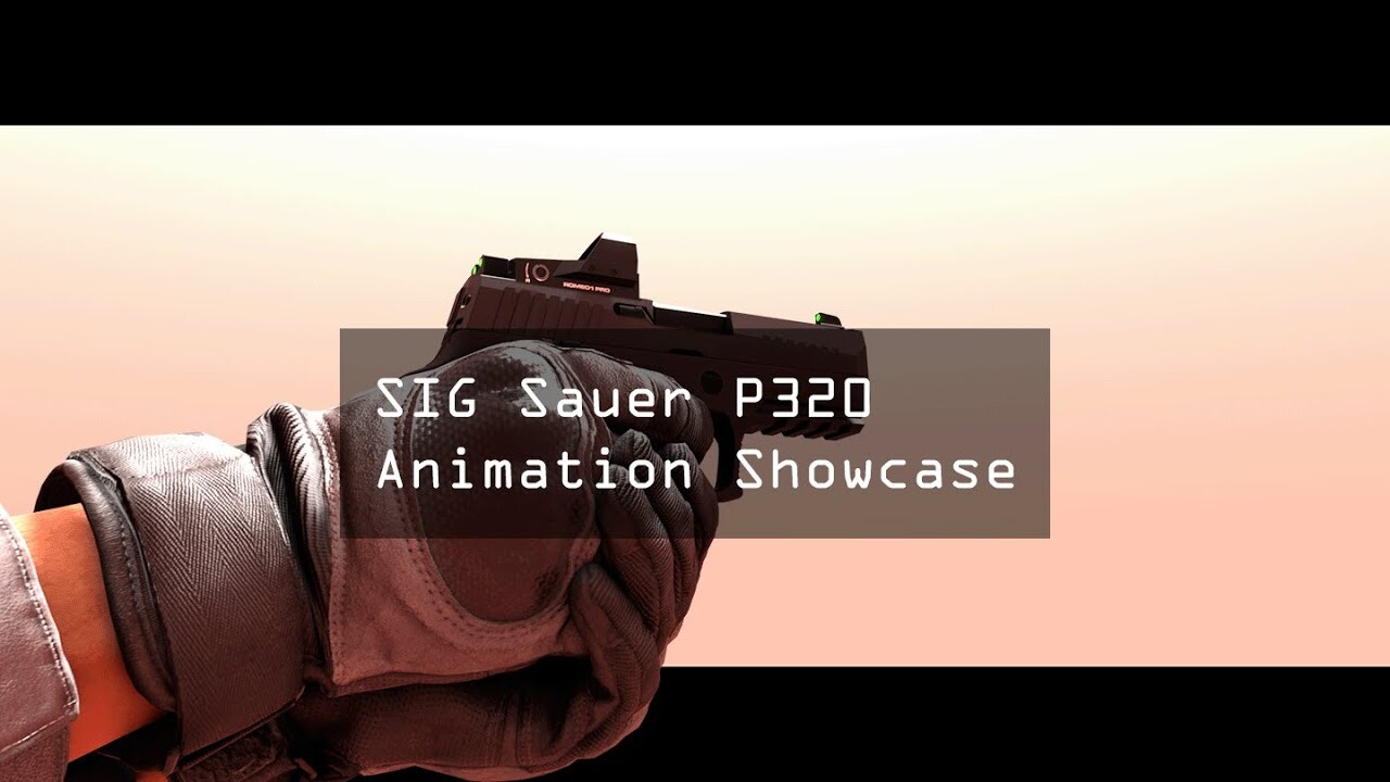 ArtStation - [Blender] SIG Sauer P320 Animation Showcase