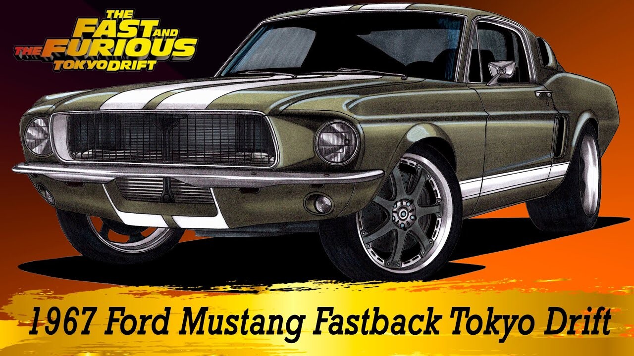 Ford Mustang Shelby Gt500 1967 Drifting
