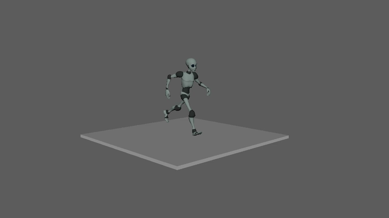 ArtStation - T100 Run Animation