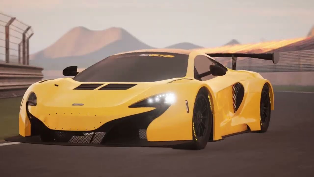 ArtStation - McLaren 650S GT3 cinematic/advert, 360 video and wireframe ...