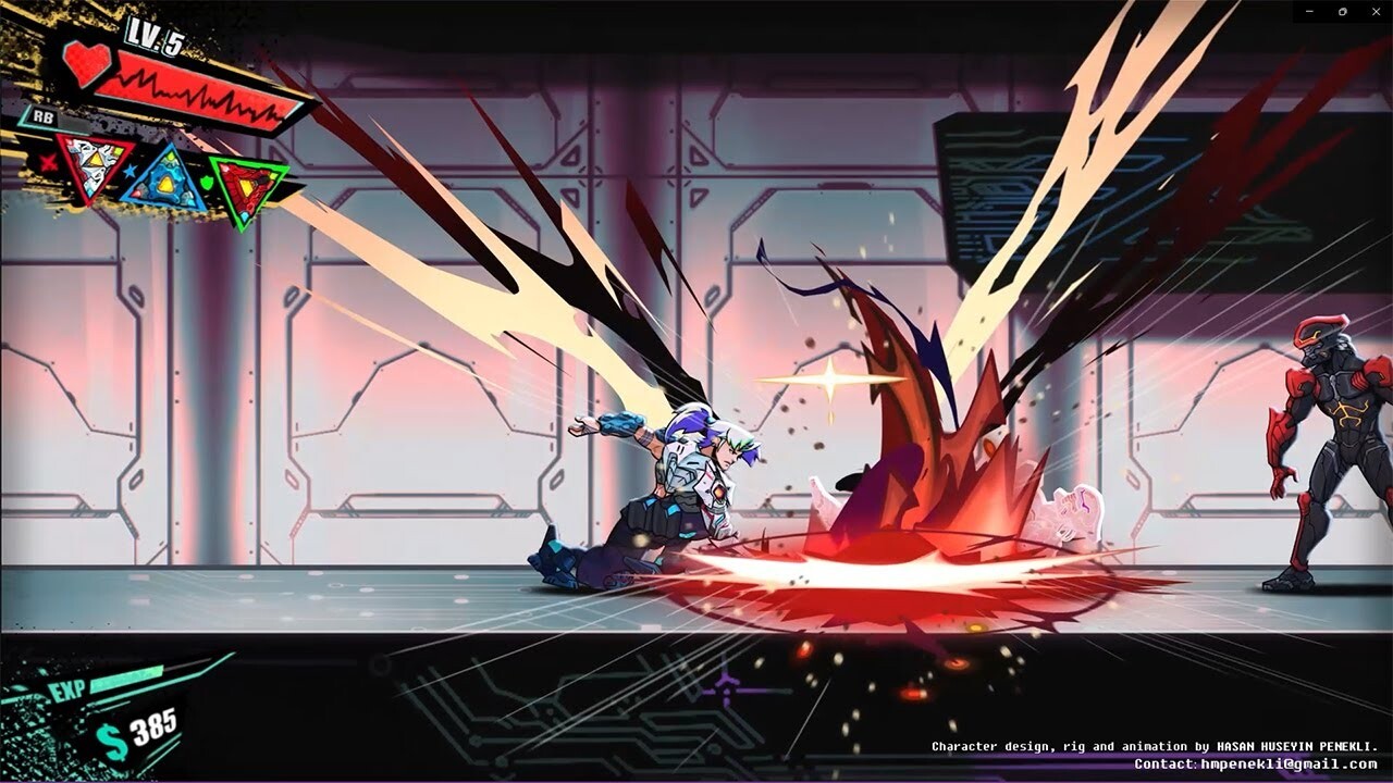 ArtStation - Axel Sword Combo Animation - Spine2D