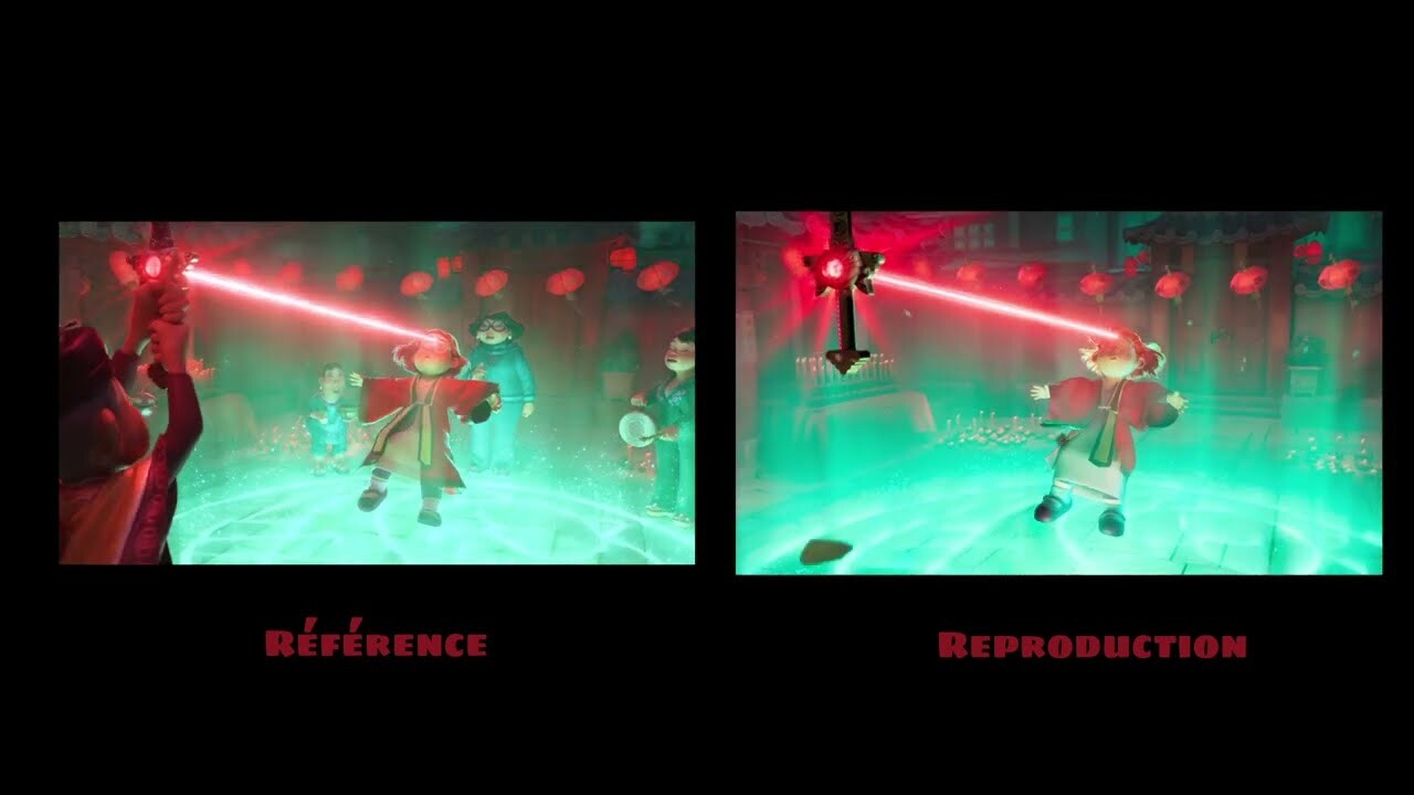 ArtStation - Turning Red sequence reproduction