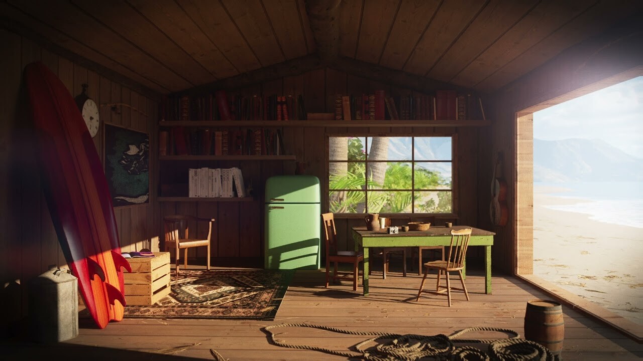 ArtStation - Surf Shack