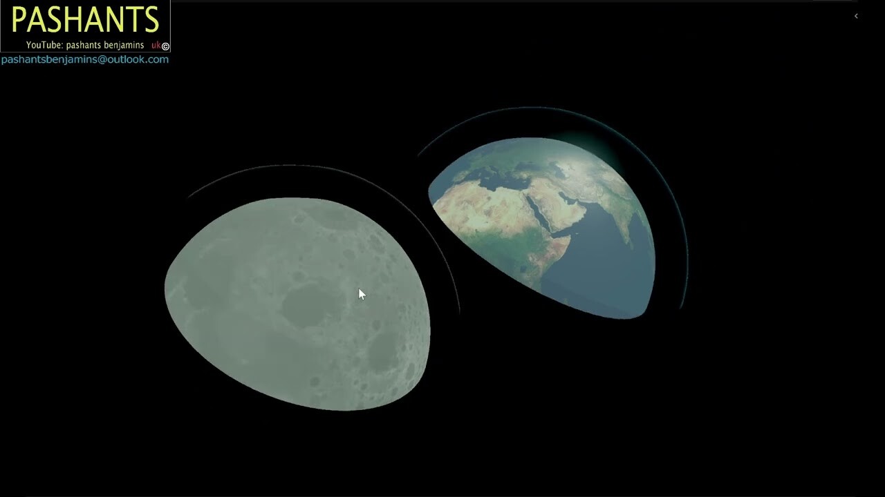 ArtStation - Stylised Earth and Moon with atmo