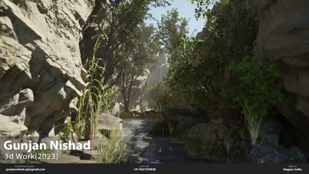 ArtStation - Realistic Forest CGI Scene