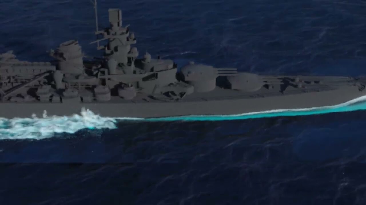 ArtStation - Boat Through ocean FX test