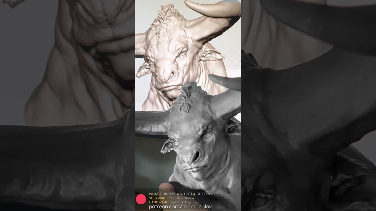 ArtStation - Minotaur - Resin Print