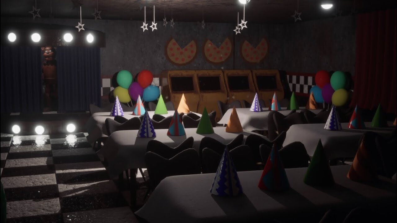 ArtStation - Freddy Fazbear’s Pizzeria (FNAF )