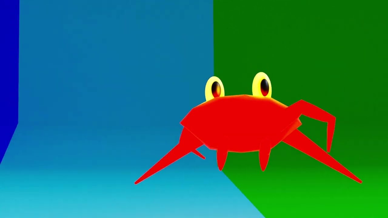 ArtStation - Crab walk cycle animation
