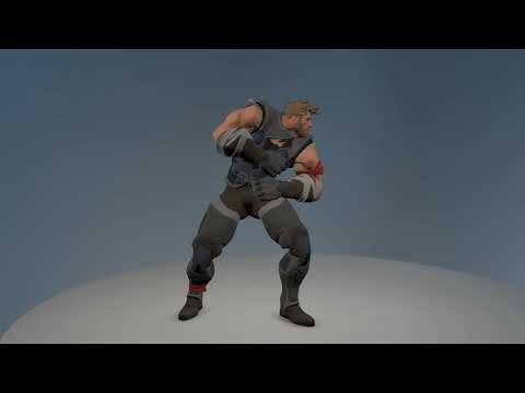 ArtStation - 3d Heavy punch animation