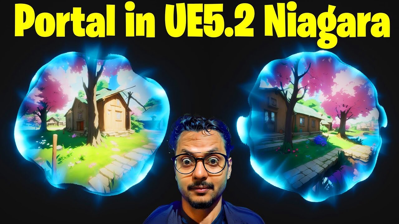 ArtStation - UE5 | Portal in Unreal Engine 5.2 Niagara Tutorial ...