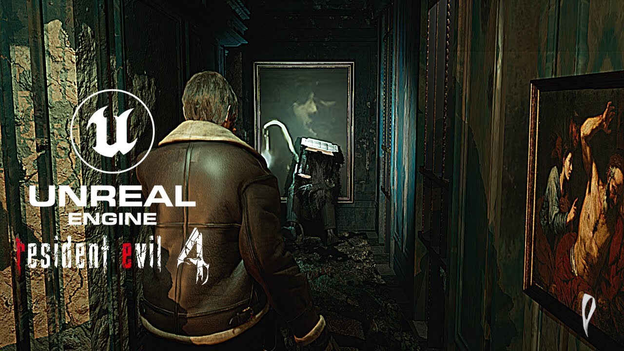 ArtStation - Resident Evil 3.5, Dark Corridor, and Dining Room.