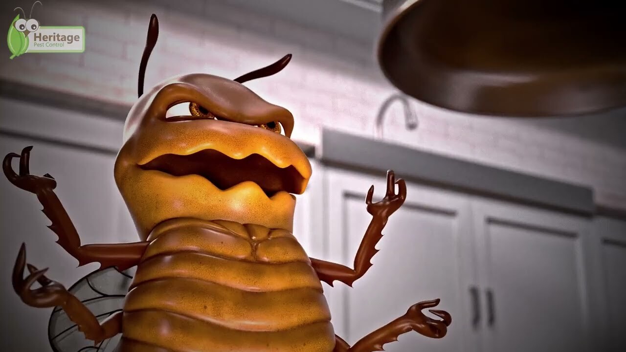 ArtStation - 3d animation Pest Control Ad