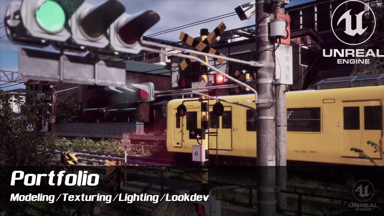 ArtStation - Onomichi Old Intersection