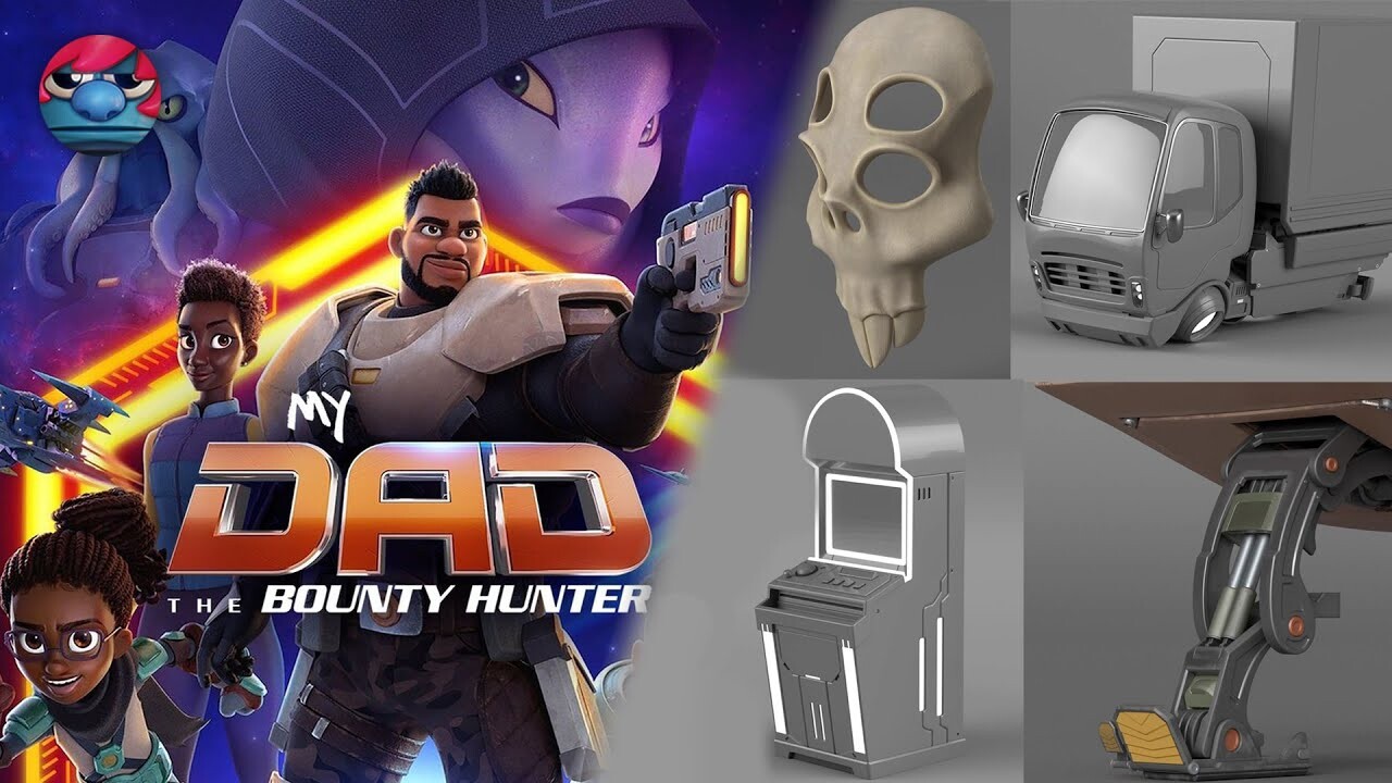 ArtStation - My dad the bounty Hunter 3D models