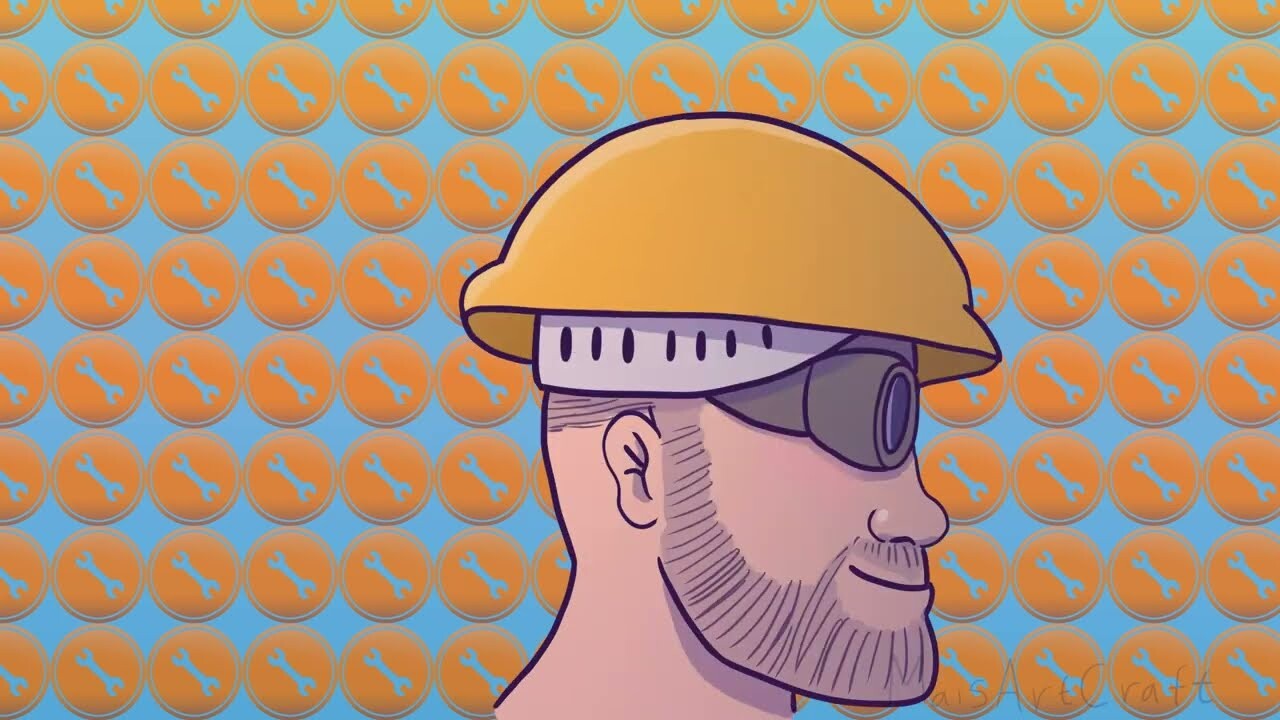 ArtStation - headturn around engineer tf2 2D