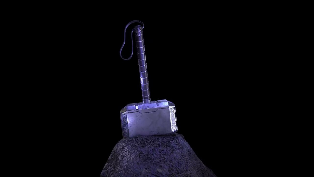 ArtStation - Thor's Mjolnir(Marvel)