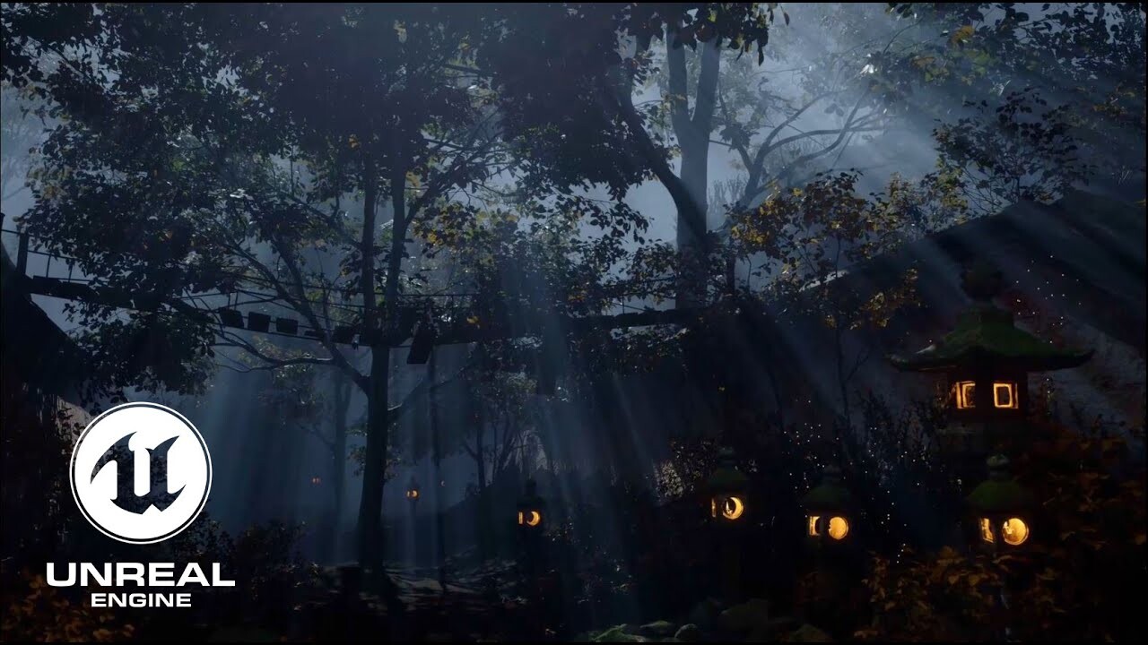 ArtStation - Night Time Scene in Unreal Engine 5