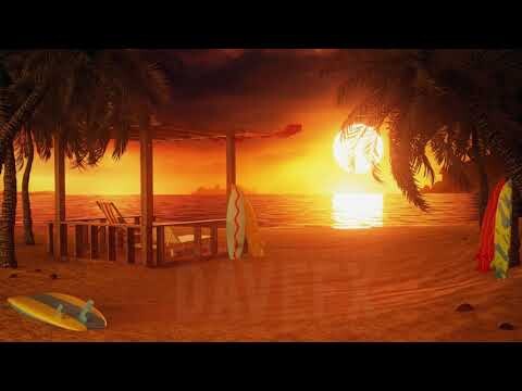 ArtStation - SUNSET at the Tropical BEACH - Looping Animations - C4D ...
