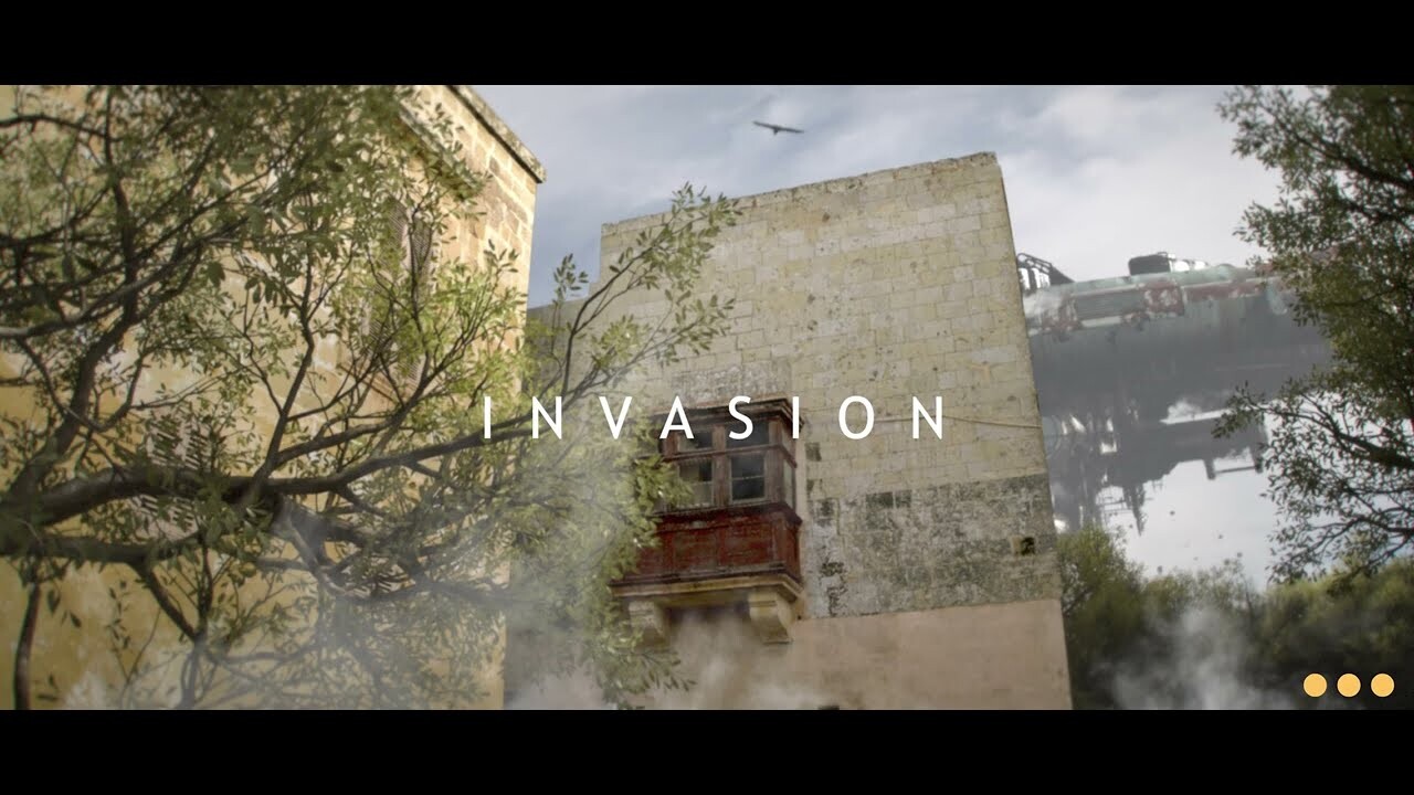 ArtStation - INVASION vfx shot