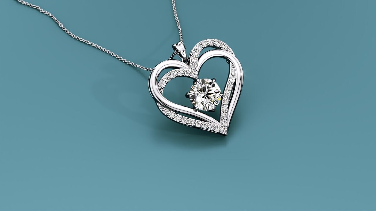 ArtStation - Diamond Pendant Jewelry Animation