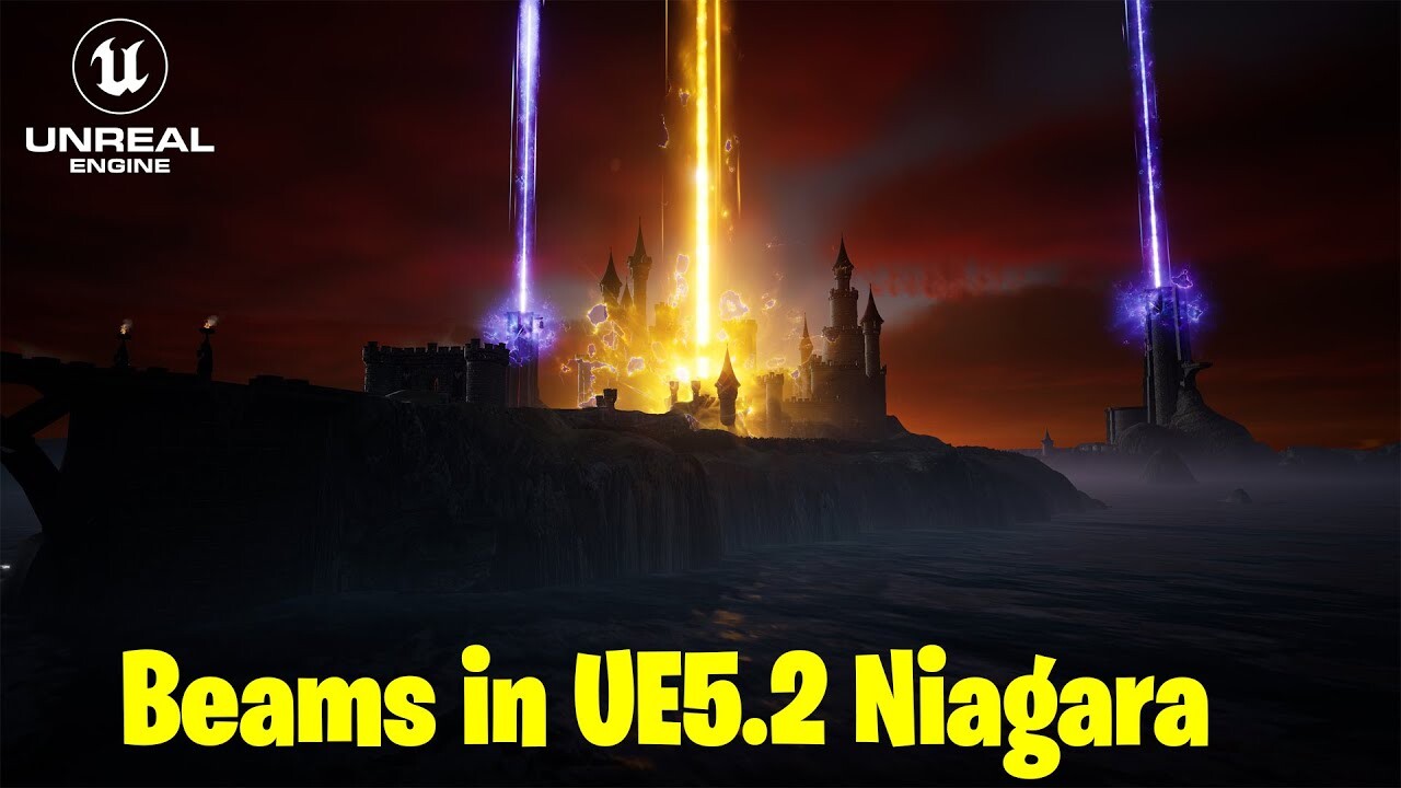 ArtStation - Beams in UE5.2 Niagara | For Patreons