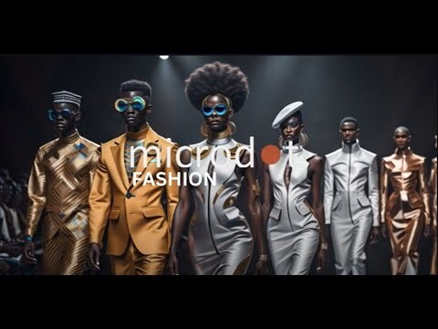 ArtStation - Microdot. Fashion AfroFuture