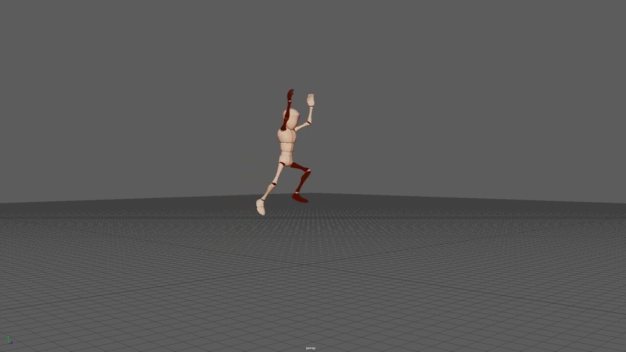 ArtStation - Walk and Jump Animation