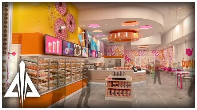ArtStation - Dunkin’ Donuts - Times Square Store Walkthrough
