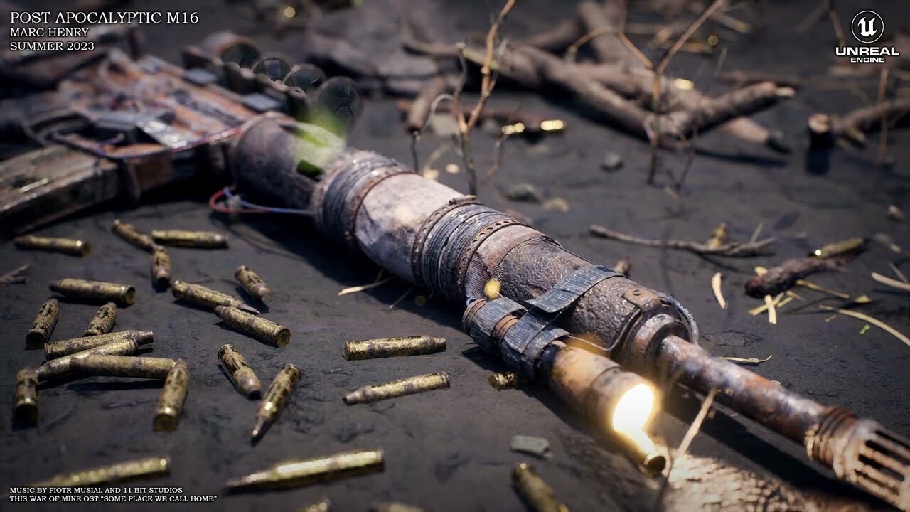ArtStation - Post Apocalyptic M16