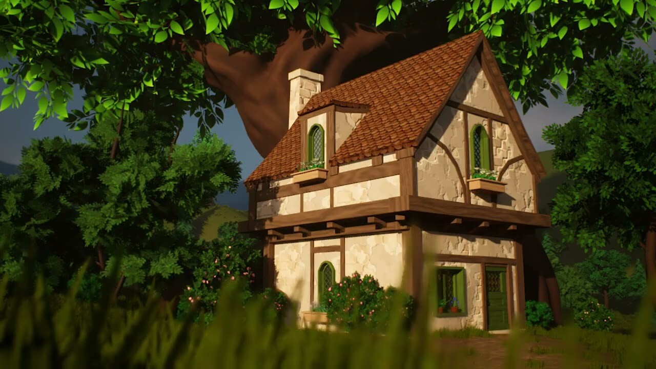 ArtStation - Stylized Witch House