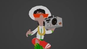 ArtStation - Jay sneaky walking cycle / 3D Animation