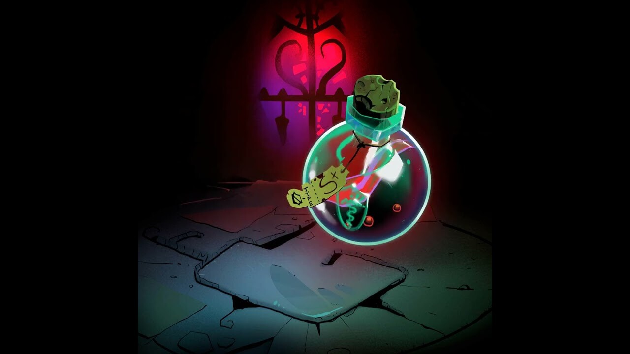 ArtStation - Potion bottle animation